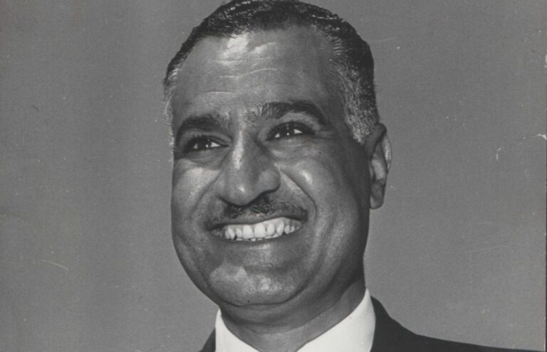 Gamal Abdel Nasser - President van Egypte