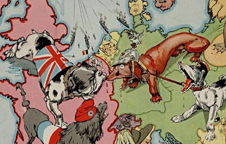 Europa als spotprent – Propaganda tijdens WOI in kaart