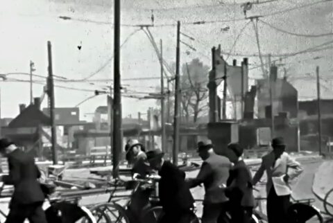Nieuwe beelden Rotterdam na bombardement 1940